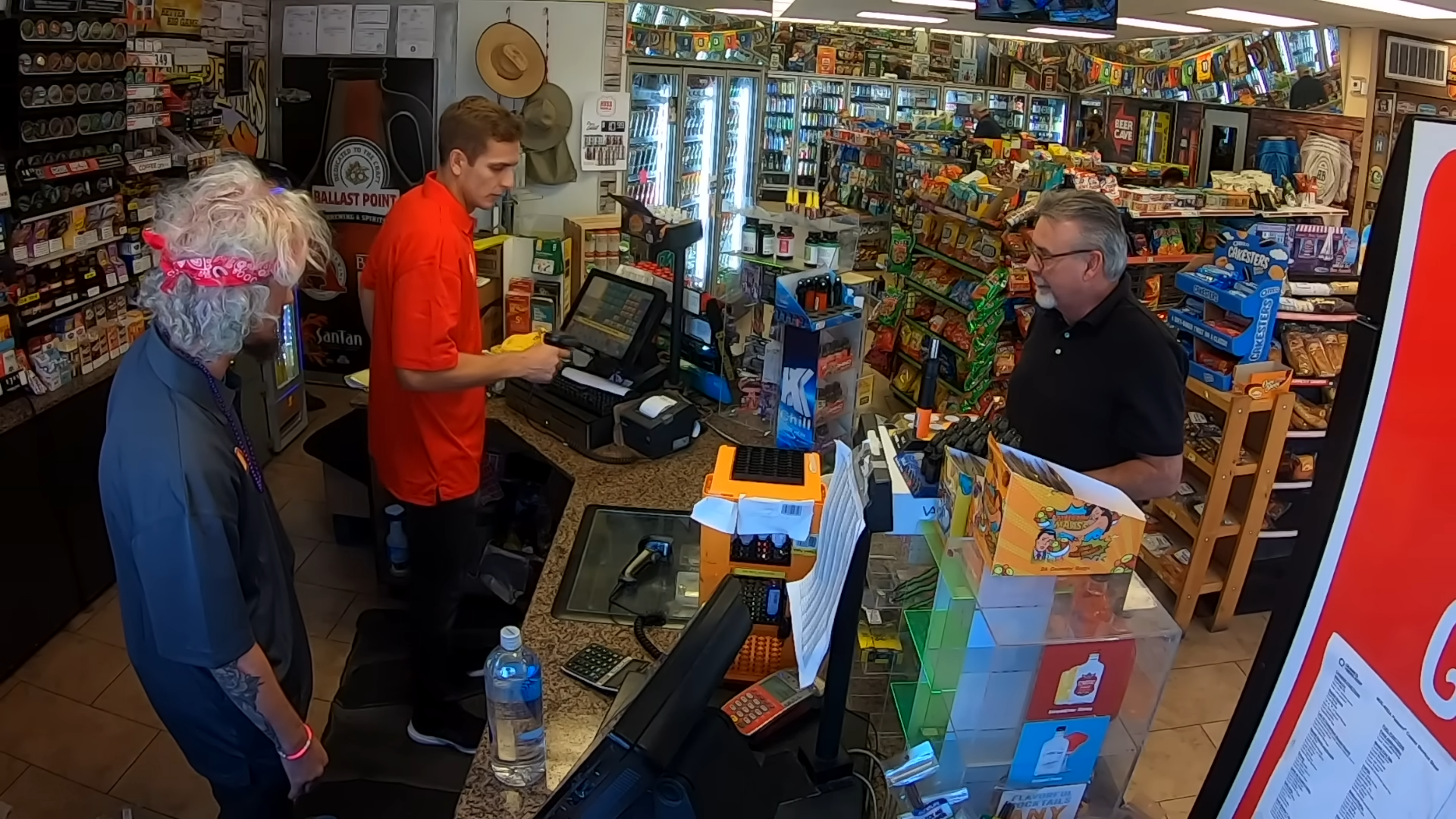 Customers were stunned when the cashier refused to let them pay