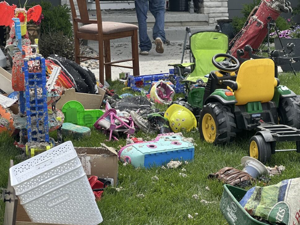 Lightning strike damages Sgt Bluff home, first responders collecting ...