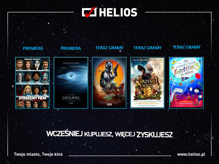 Czerwcowy repertuar kin Helios. Sprawdź, na co warto się wybrać