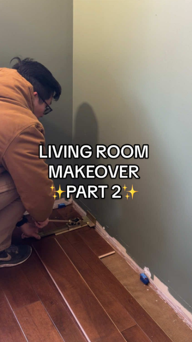 The finished floors that made all the work worthwhile