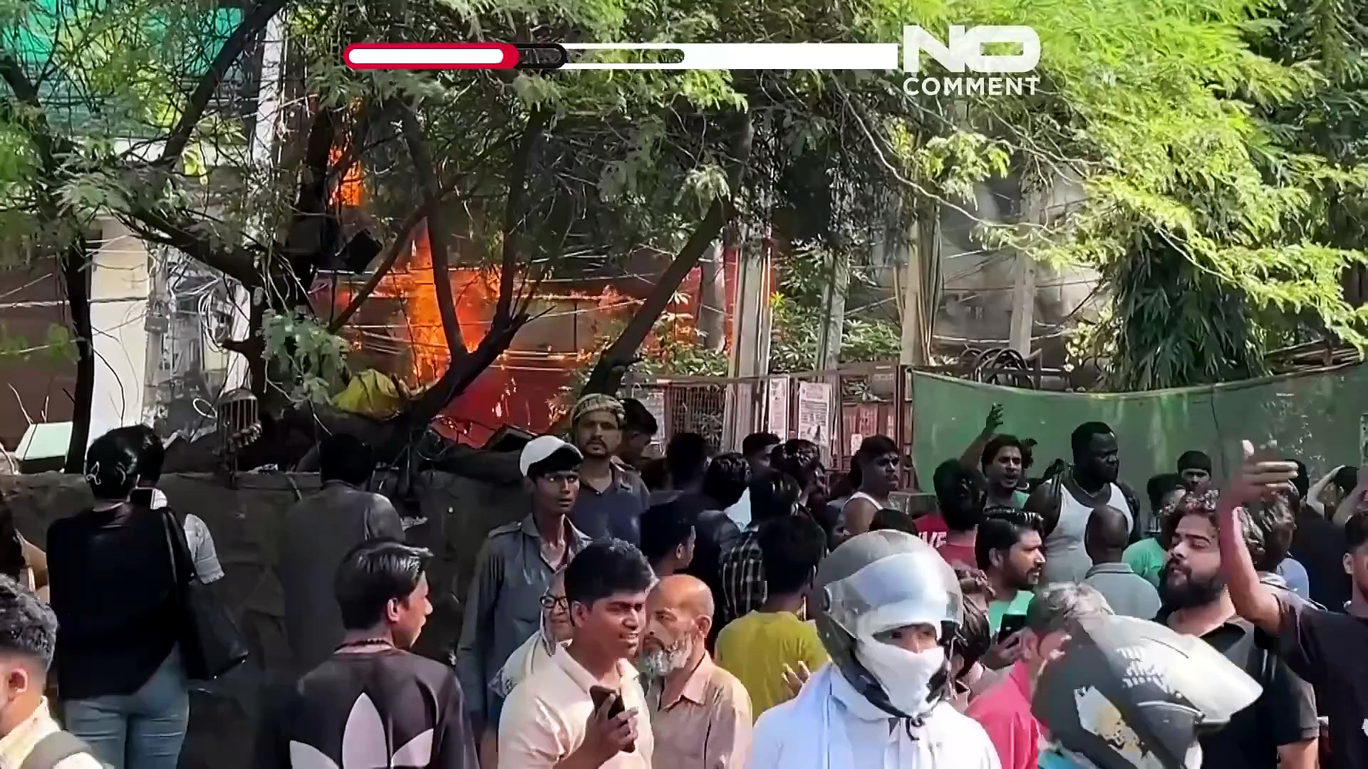 Fire tears through New Delhi building, killing at least 18