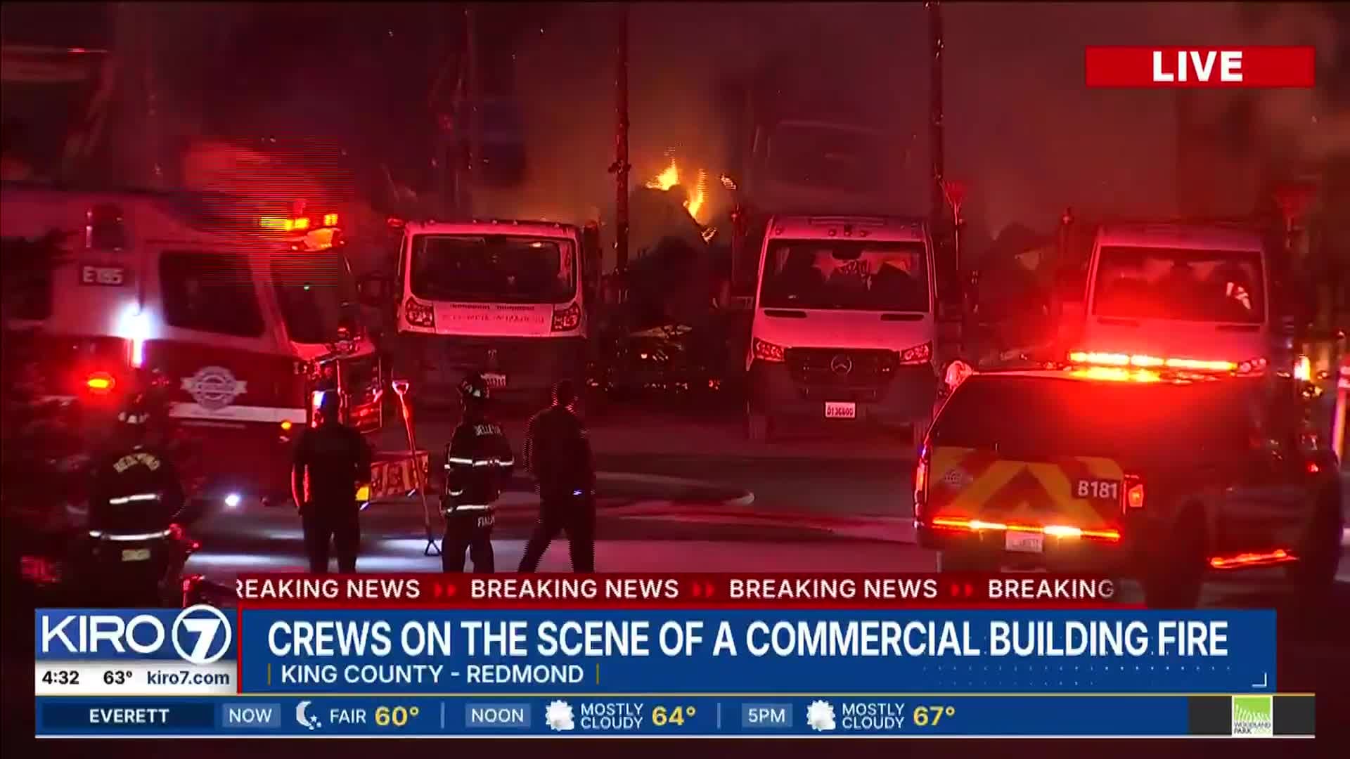 Redmond Fall City Road closed as Eastside firefighters battle large ...