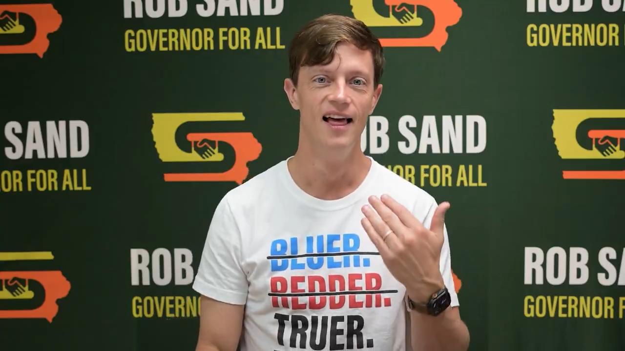 Rob Sand attacks Zach Lahn after Iowa governor primary win