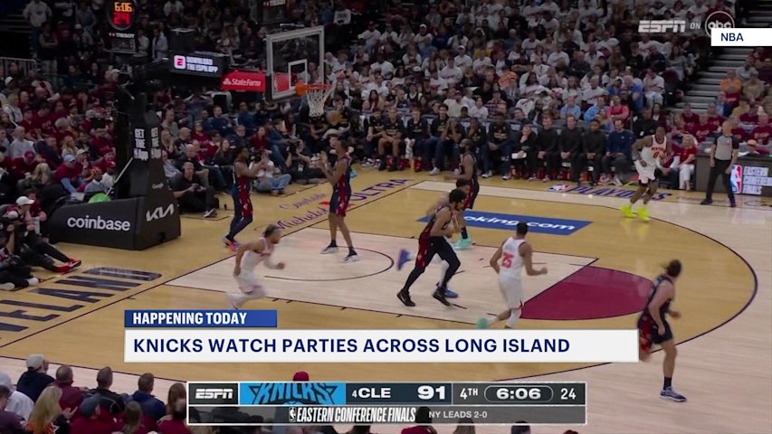 Knicks fans prepare for watch parties across Long Island