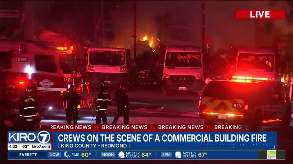 Video: Redmond Fall City Road closed as Eastside firefighters tackle ...