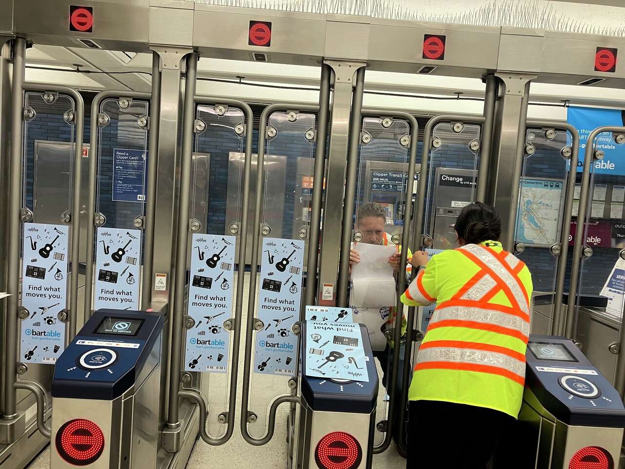 BART's fare gates were built to stop evasion. Now they'll sell ads