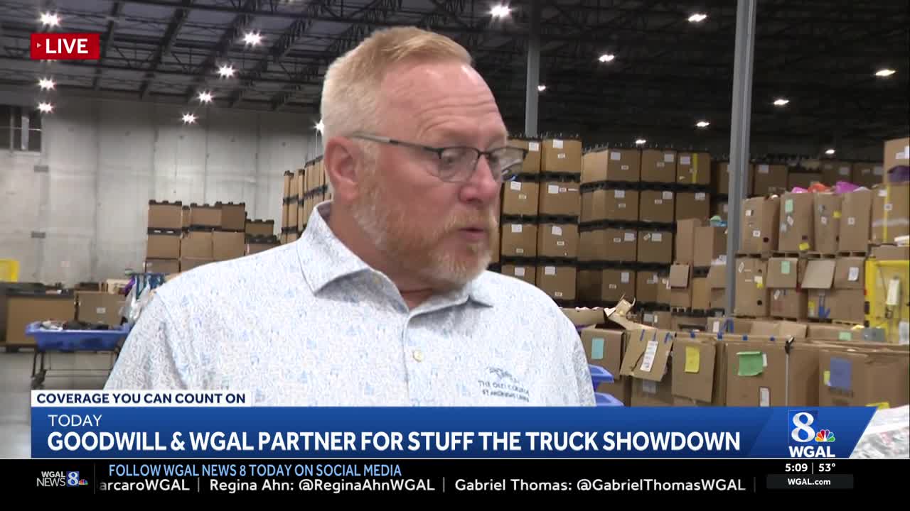 Stuff the Truck Showdown supports Goodwill Keystone