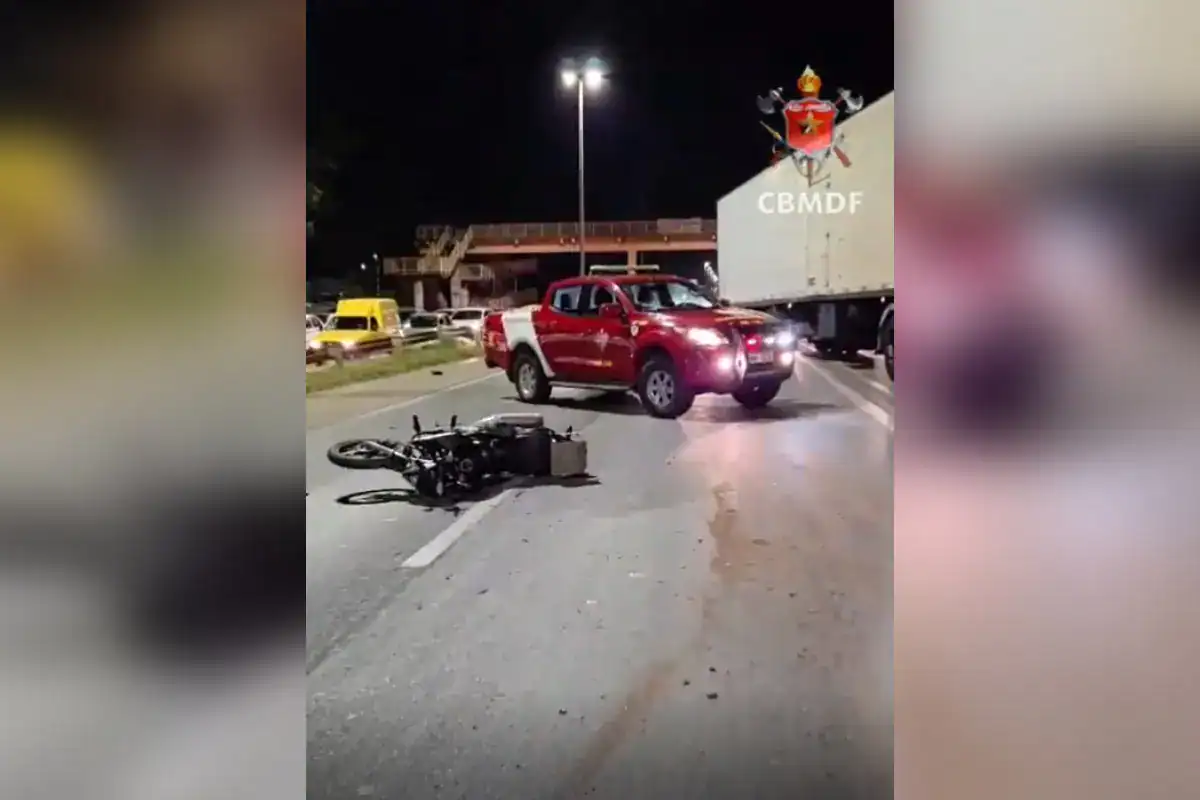 Motociclista gravemente ferido após colisão na BR-040 em Santa Maria
