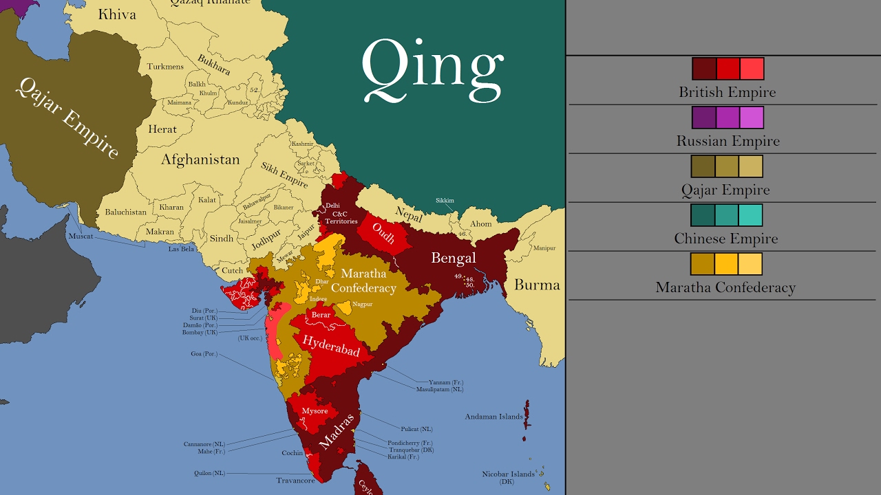 The evolution of South Asia: a timeline