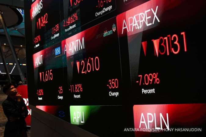 IHSG ambruk 4,19% ke 5.594, cek saham net sell terbesar asing akhir ...