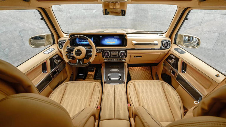 Mansory turned the Mercedes G-Class into a rolling gold bar