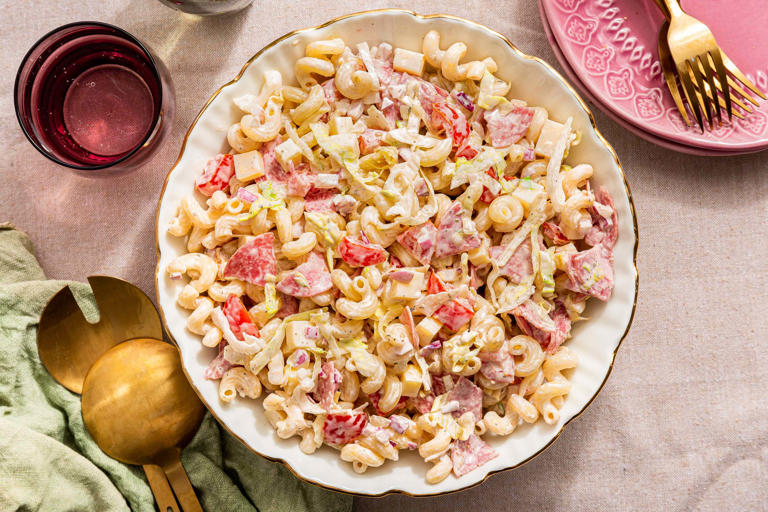 The viral grinder pasta salad I’m making on repeat all summer long