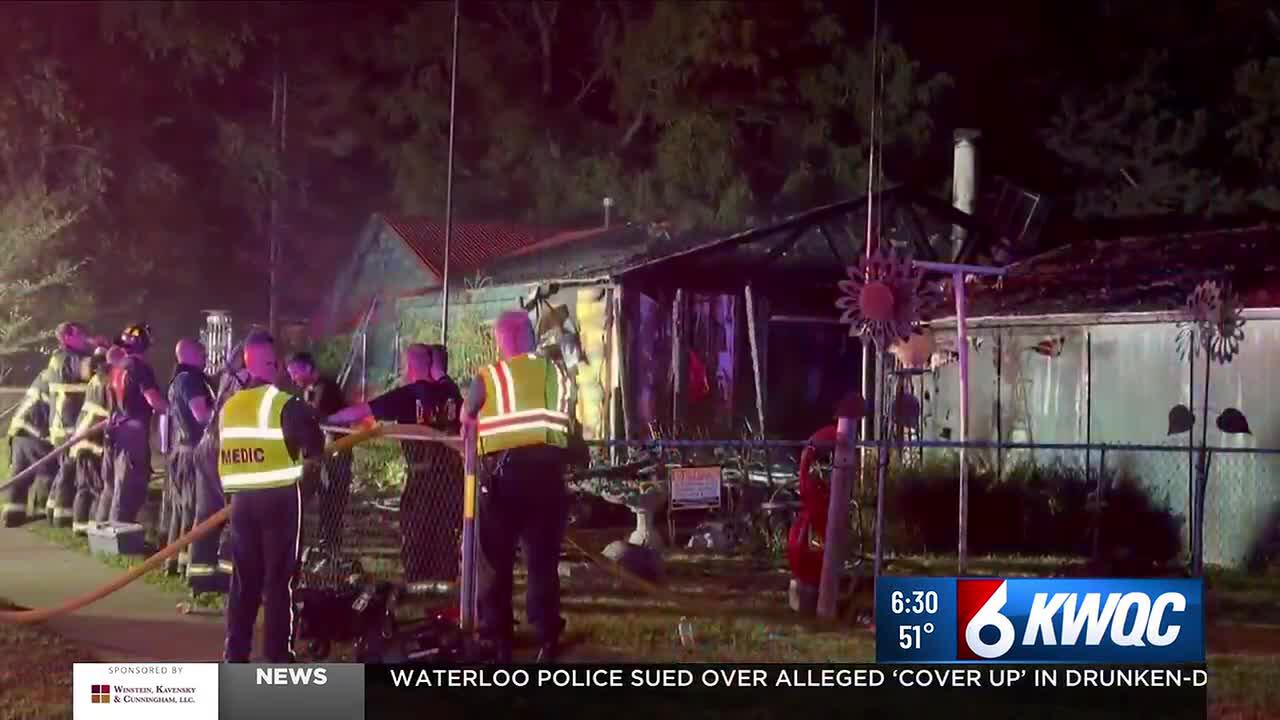 1 person, 2 dogs dead in Davenport house fire
