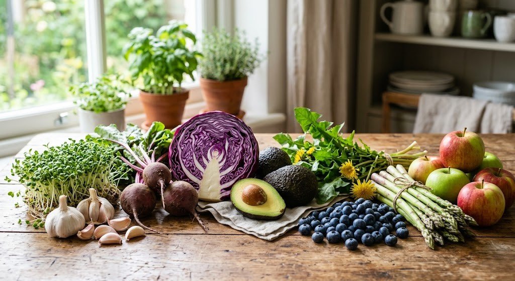 Nutrient-dense foods that flush toxins naturally