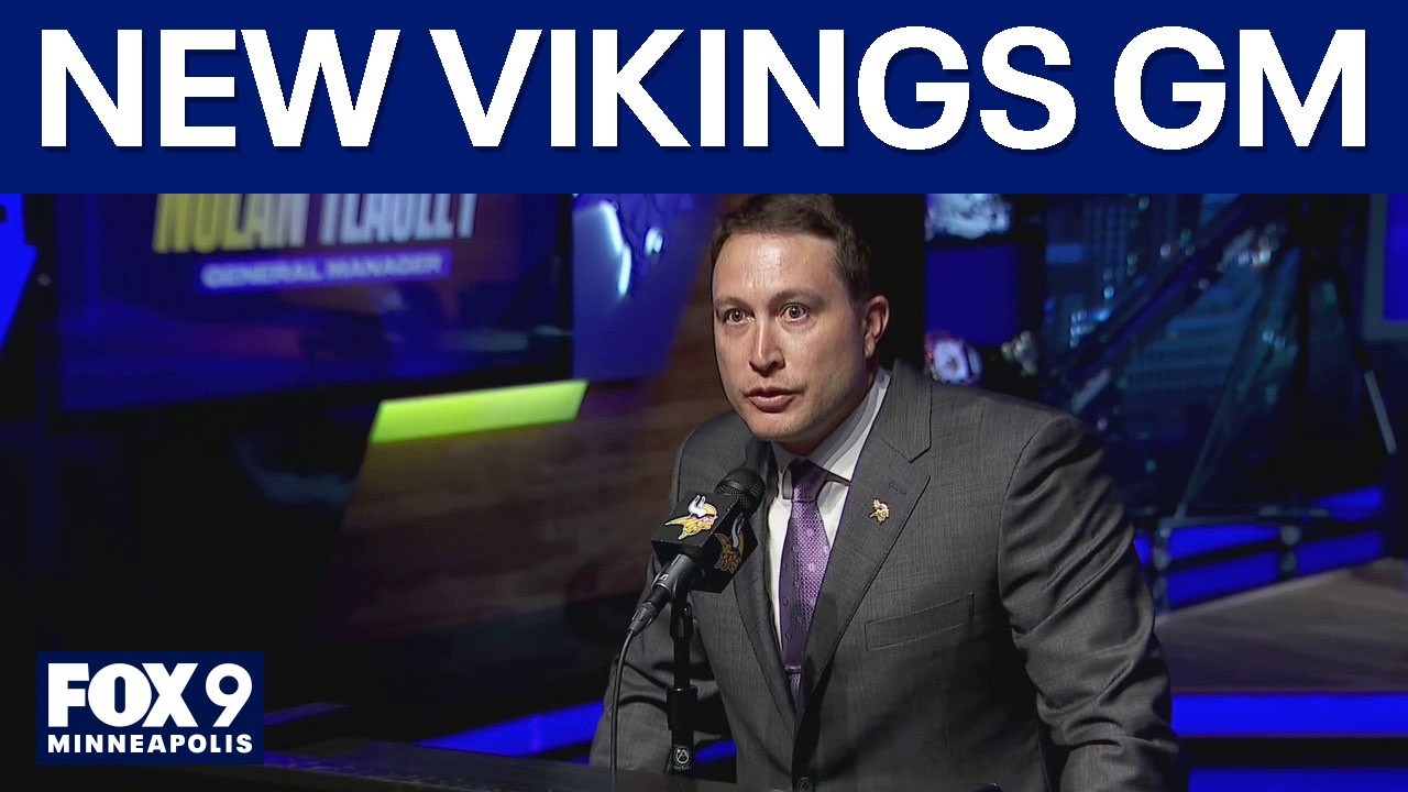 New Vikings GM Nolan Teasley introduced