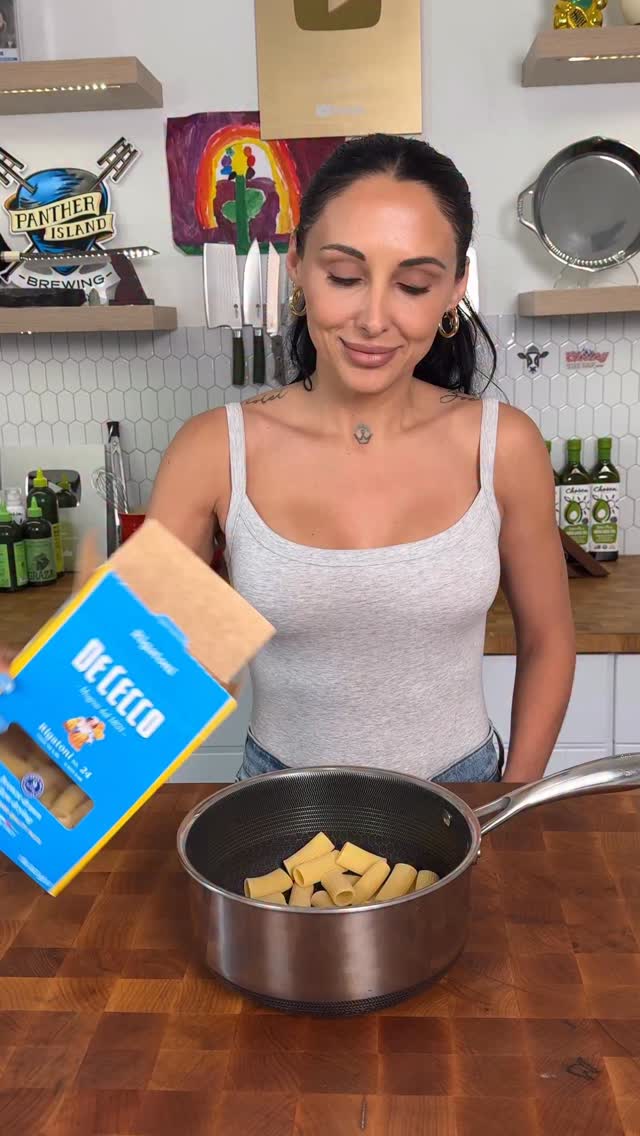 Pasta skewers with Cassistook