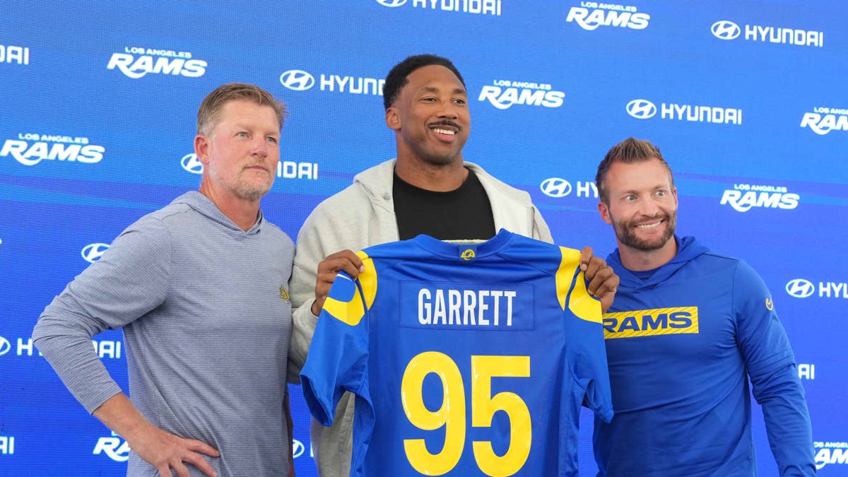 Rams HC Sean McVay reveals 'hardest part' of Myles Garrett trade