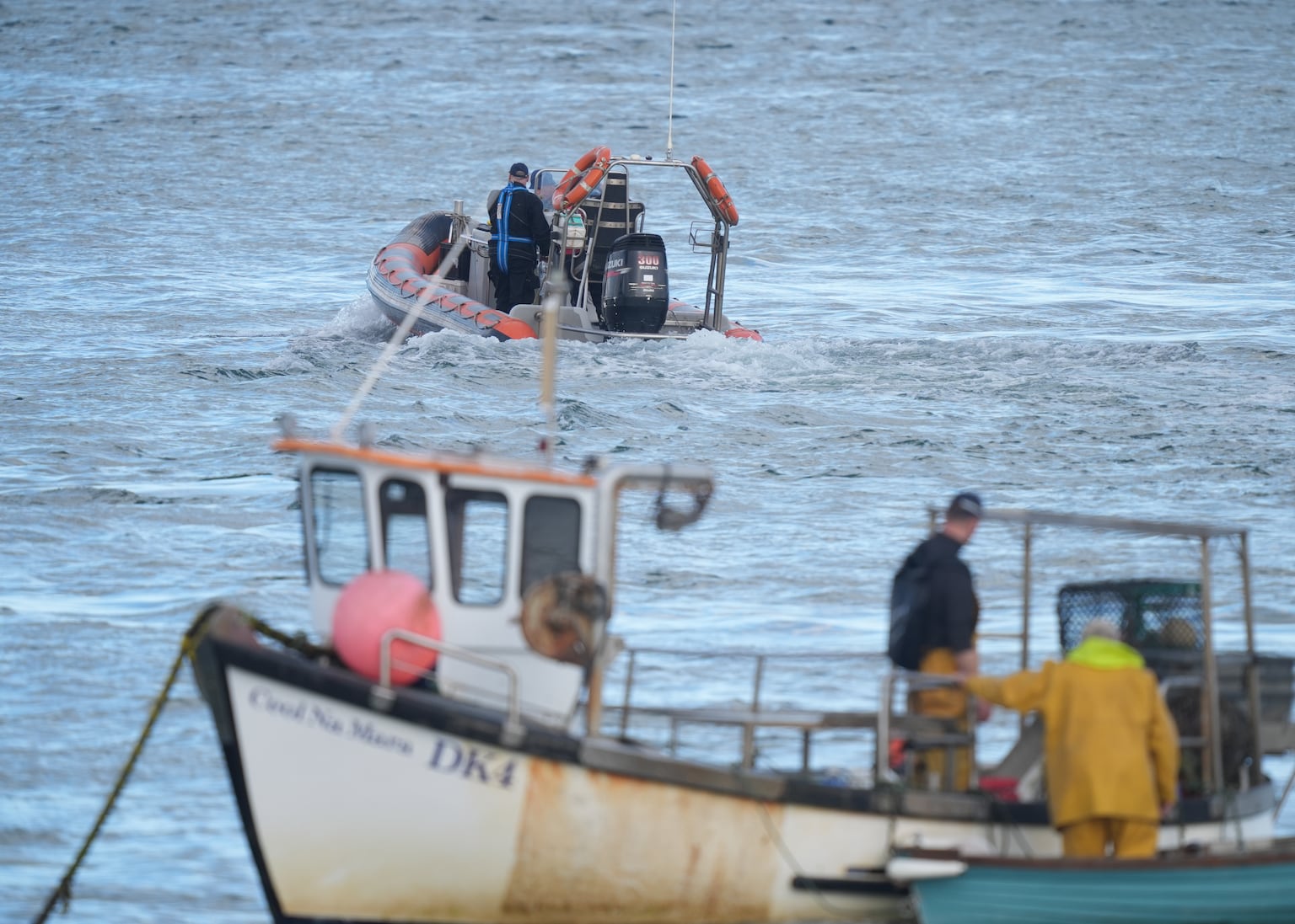 Man’s body recovered in search after boat sinks in Carlingford Lough