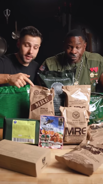 He tried military food from every country and one ration shocked everyone