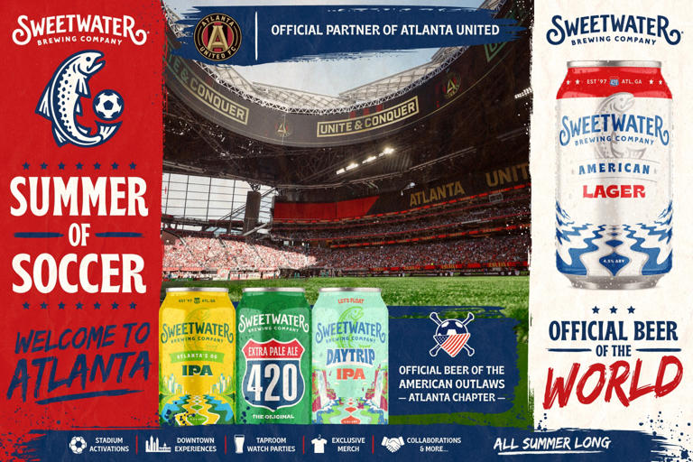 SweetWater Brewing unveils Atlanta-wide soccer celebration as global ...