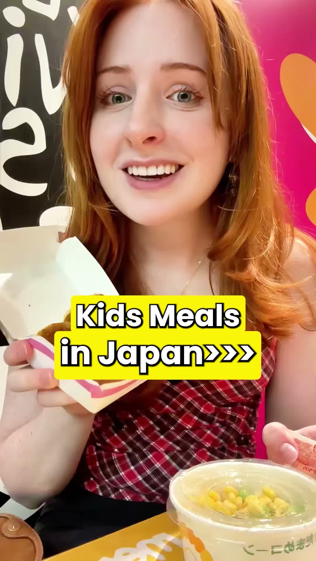 Kids meal in Japan