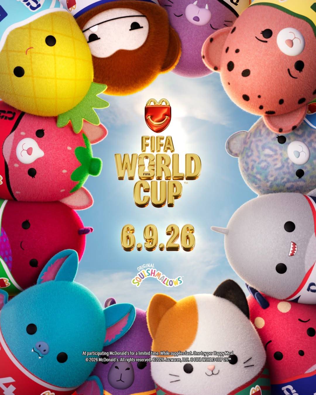 McDonald's launches World Cup menu including Squishmallows Happy Meal