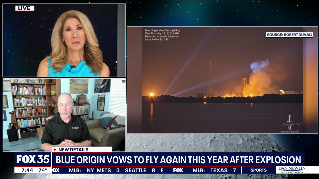 Blue Origin vows to fly in 2026 after New Glenn 'anomaly' explosion