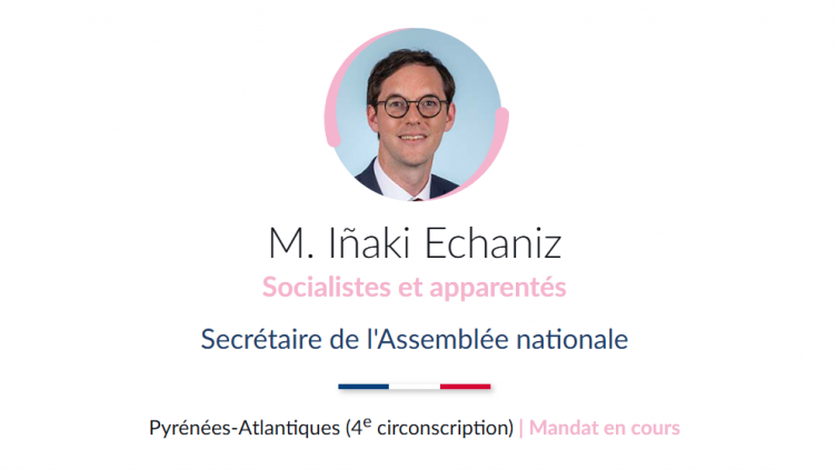 "Une reconnaissance symbolique, mais importante": le député Iñaki ...