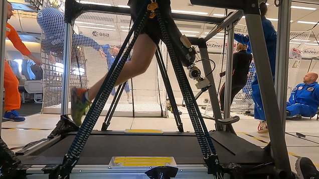 Amputee astronaut tests prosthetic in microgravity