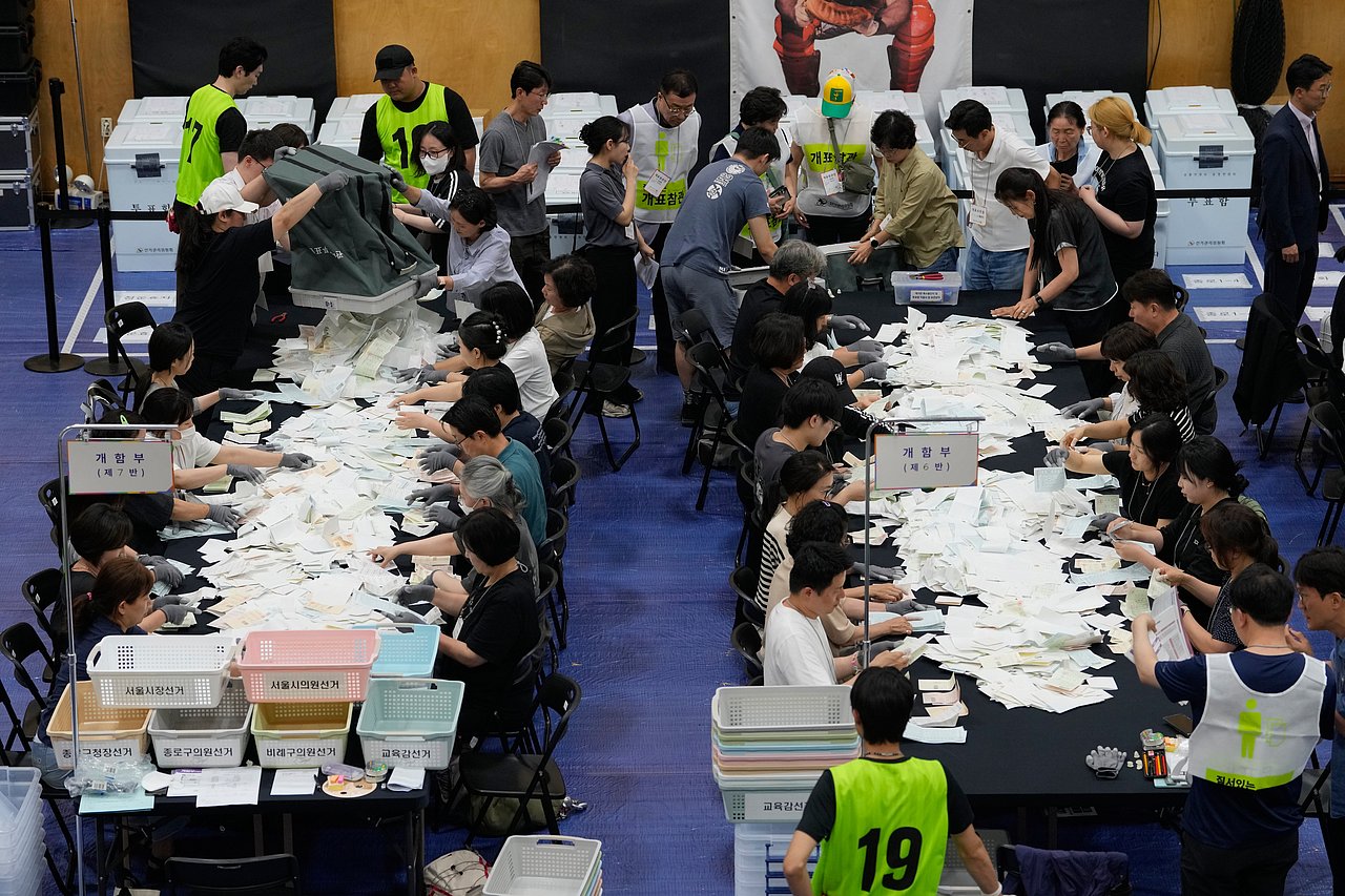 Exit polls suggest landslide win by South Korea's ruling liberal party ...