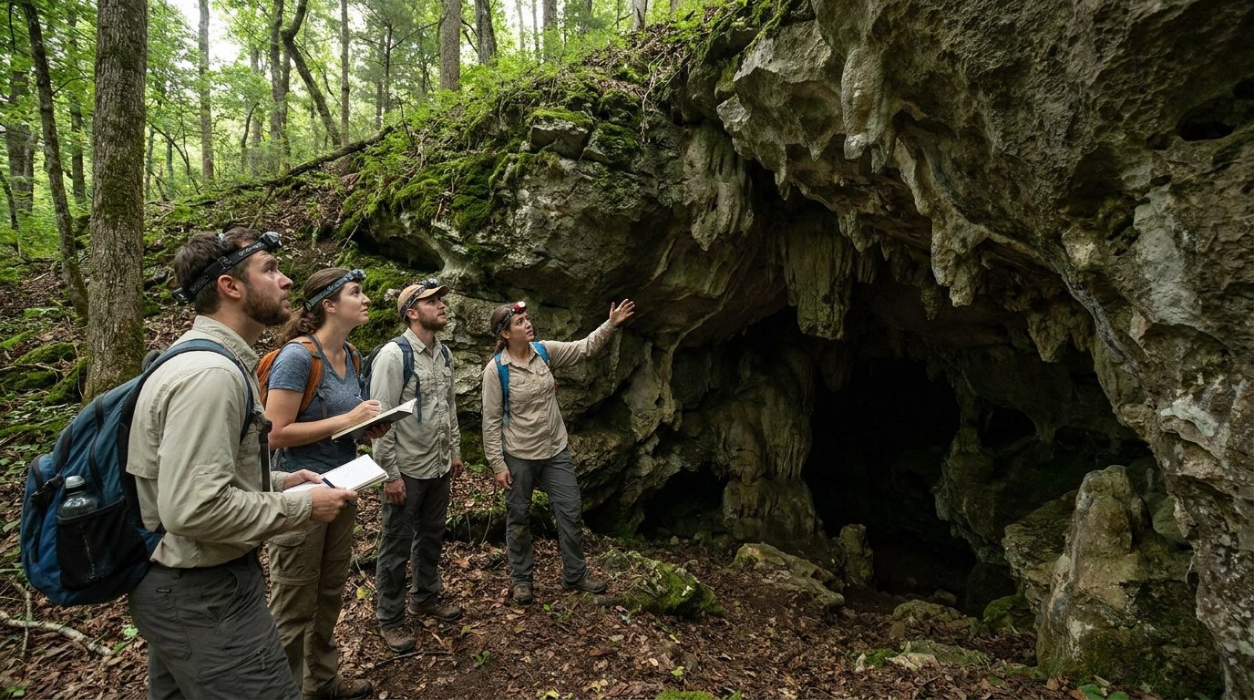 A secret cave discovery in the US is leaving researchers speechless