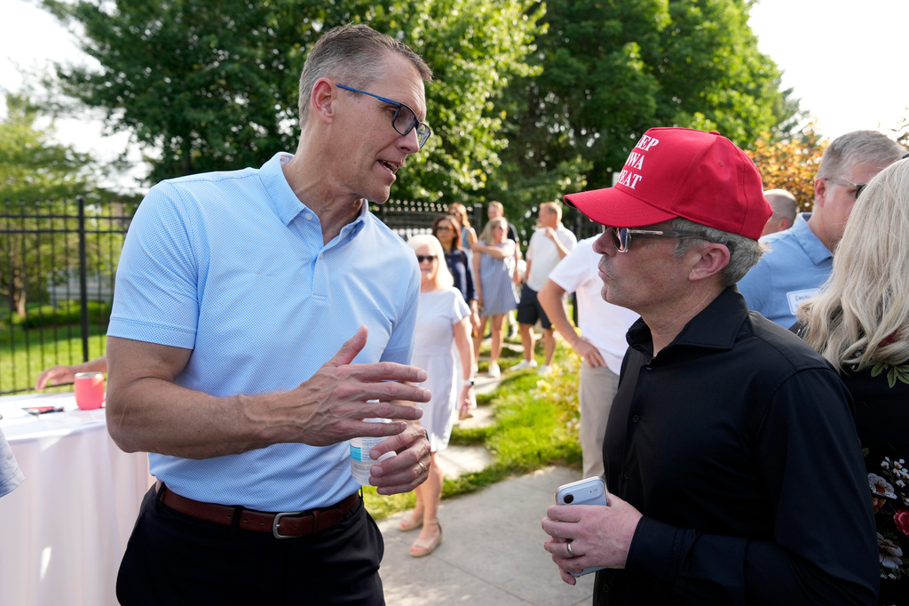 Lahn's win in GOP primary for Iowa governor is a setback for Trump that ...