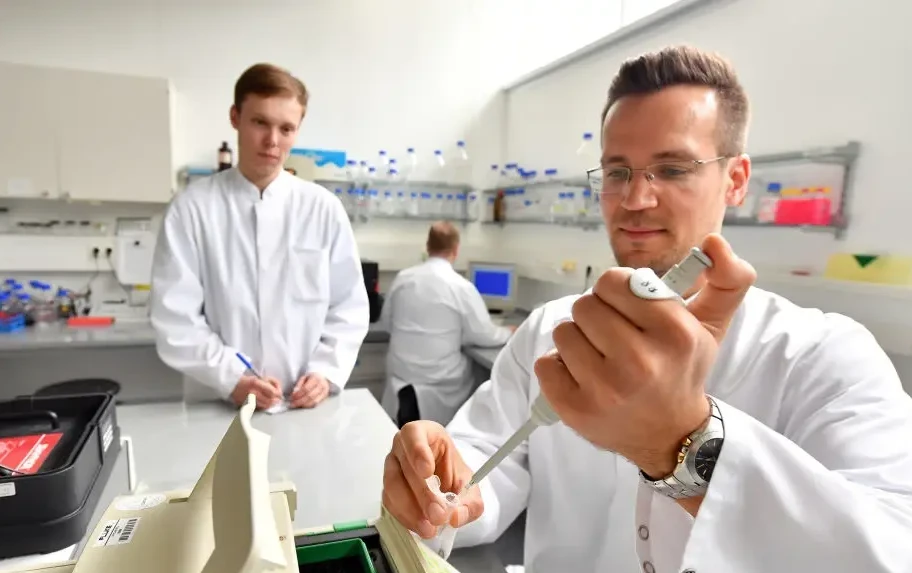 Researchers control protein quantum states using radio waves