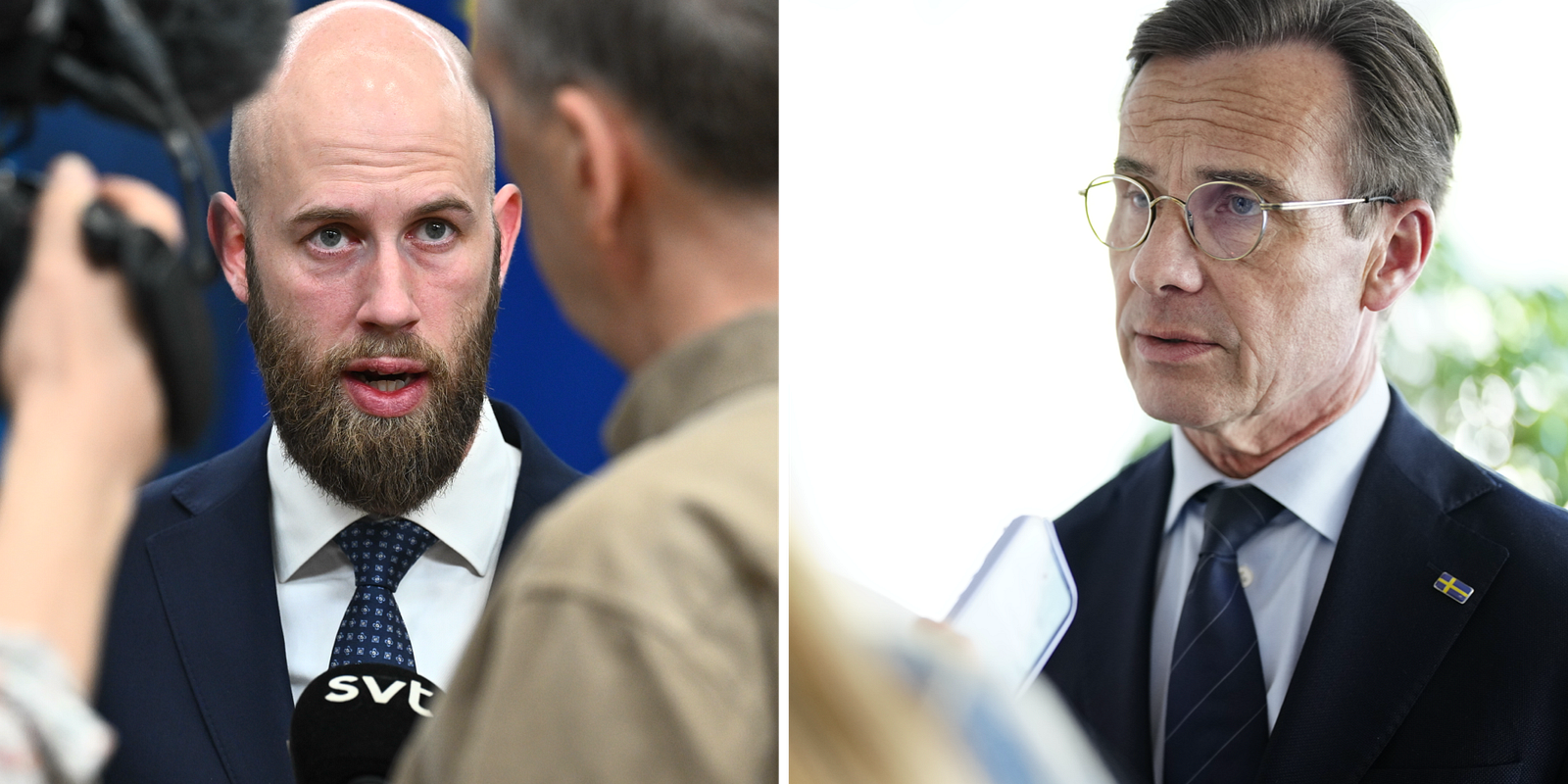 Kristersson rasar mot V: "Hur många har ni kvar?"