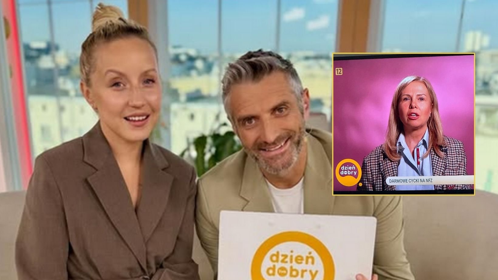 Tego widzowie "Dzień dobry TVN" się nie spodziewali. Napis na pasku ...