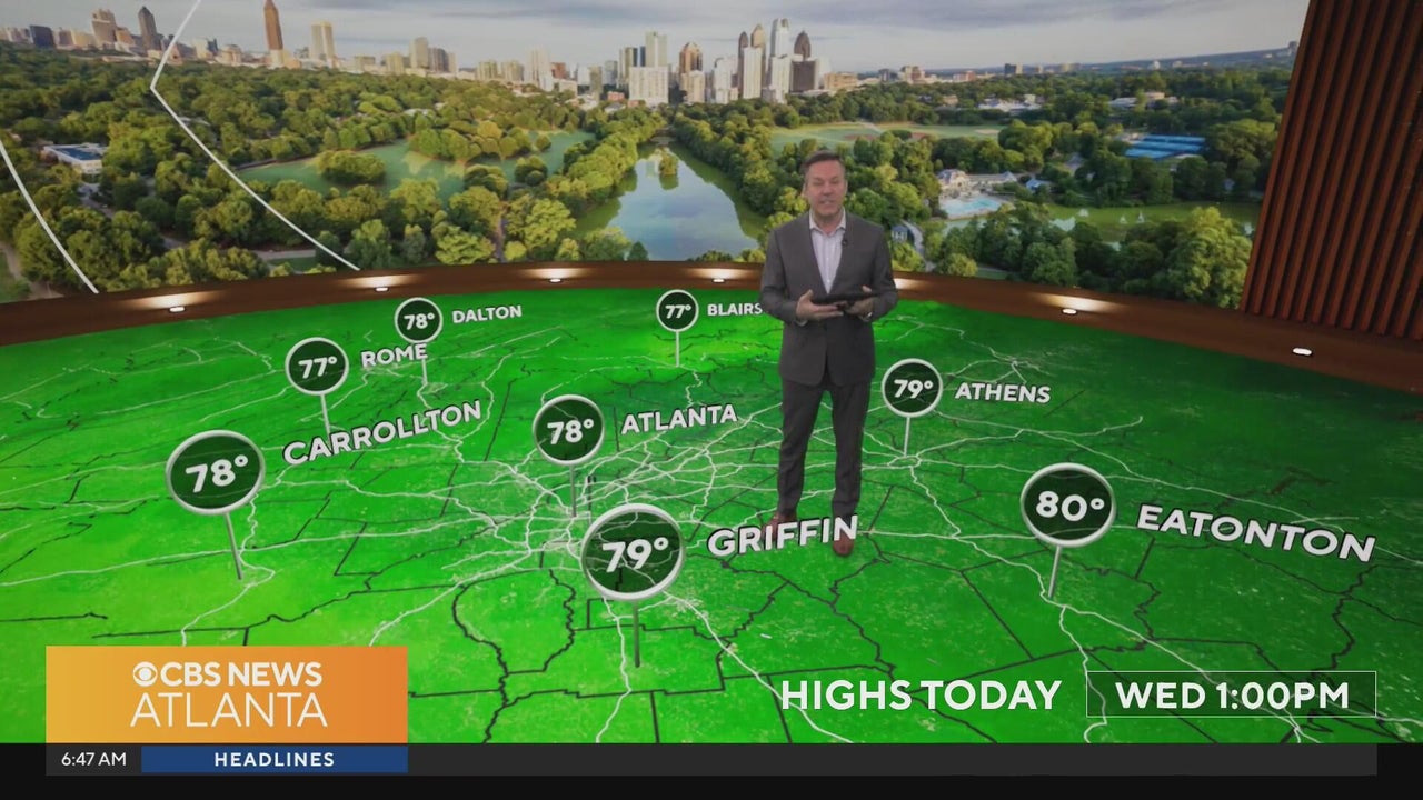 Atlanta weather forecast: Dry air, sunny skies, comfy temps before rain ...