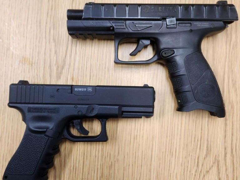 Two replica handguns seized after BB pellets strike people, St. Albert ...