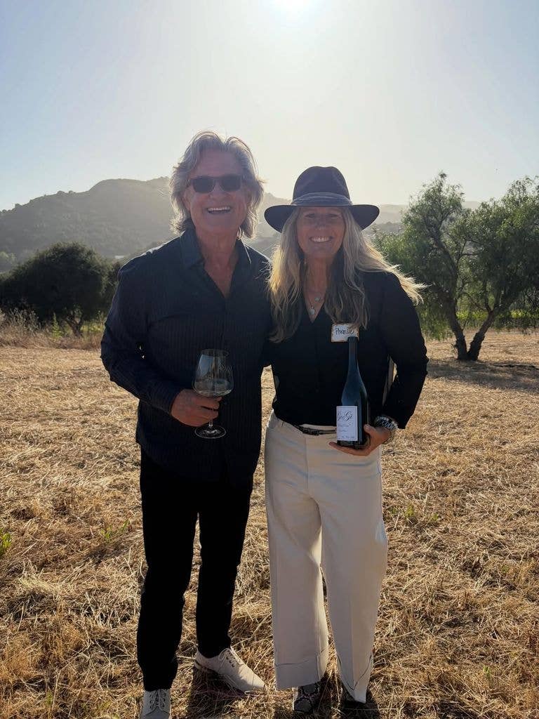 Kurt Russell looks dapper at intimate party – but where's Goldie Hawn?
