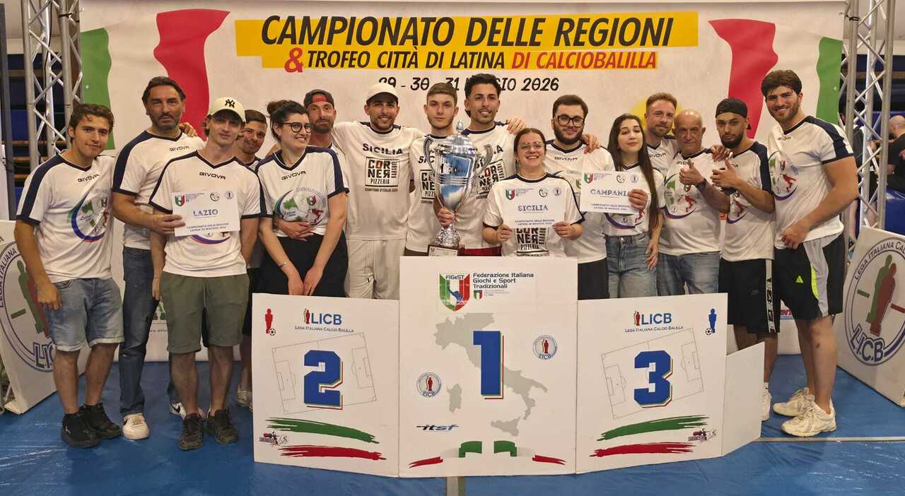 Calcio Balilla, la Sicilia vince il campionato delle regioni, seguono ...