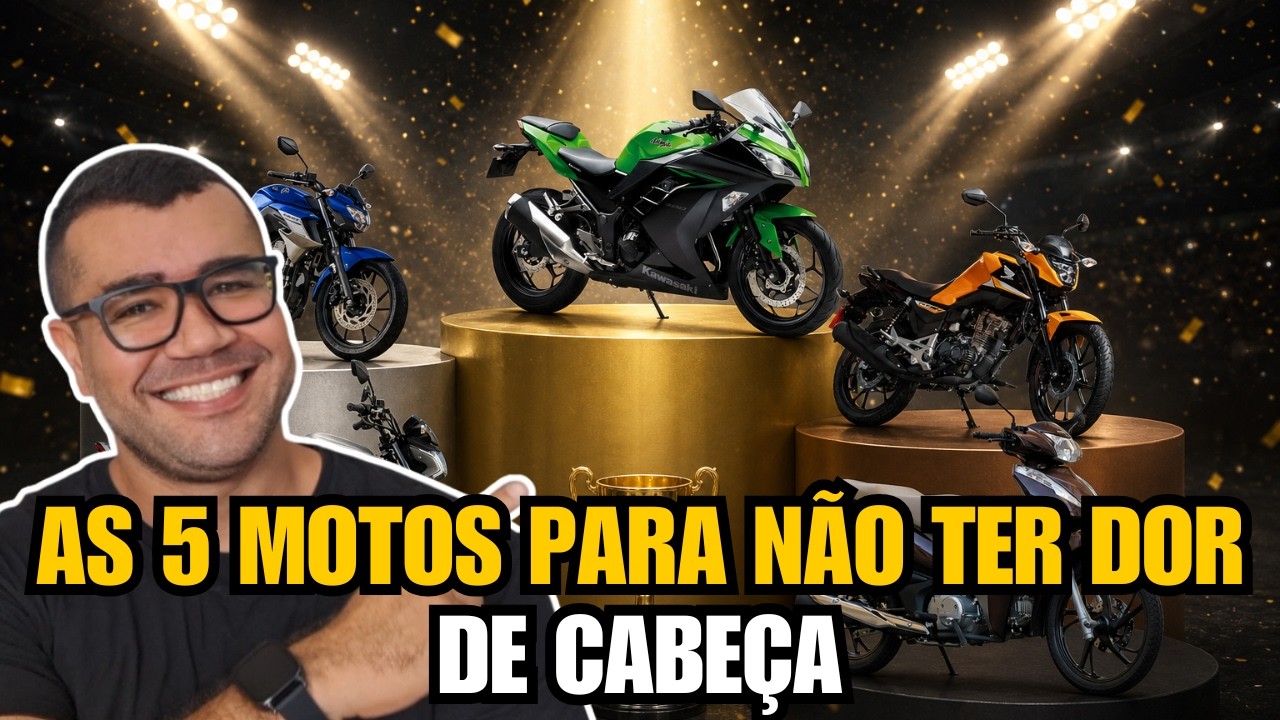 5 motos que podem evitar muita dor de cabeca