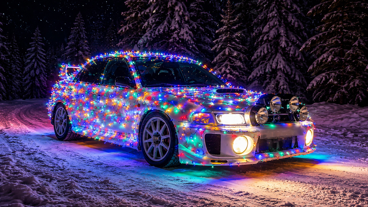 This light covered Evo snow drive went wrong