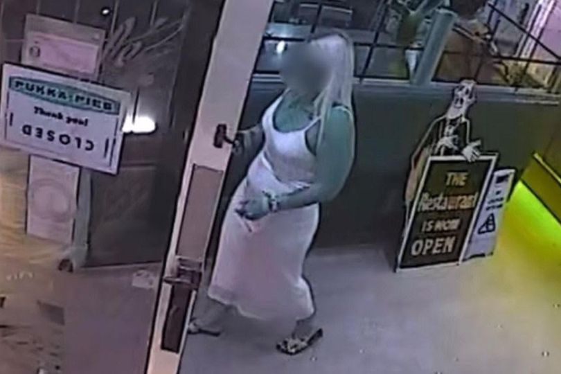 'Hide your face': CCTV captures shocking moment family runs out of ...