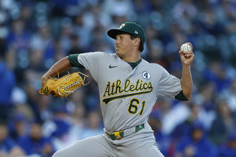 Jump wins first MLB start as A’s beat Cubs 2-1
