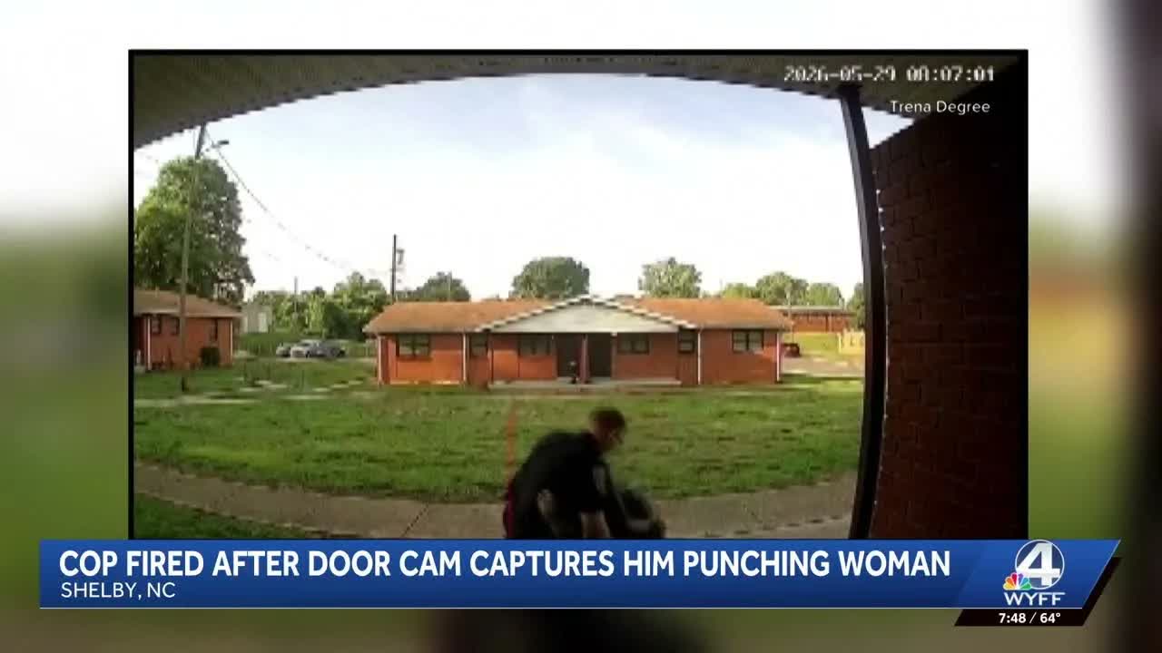 North Carolina officer fired after doorbell camera captures him ...