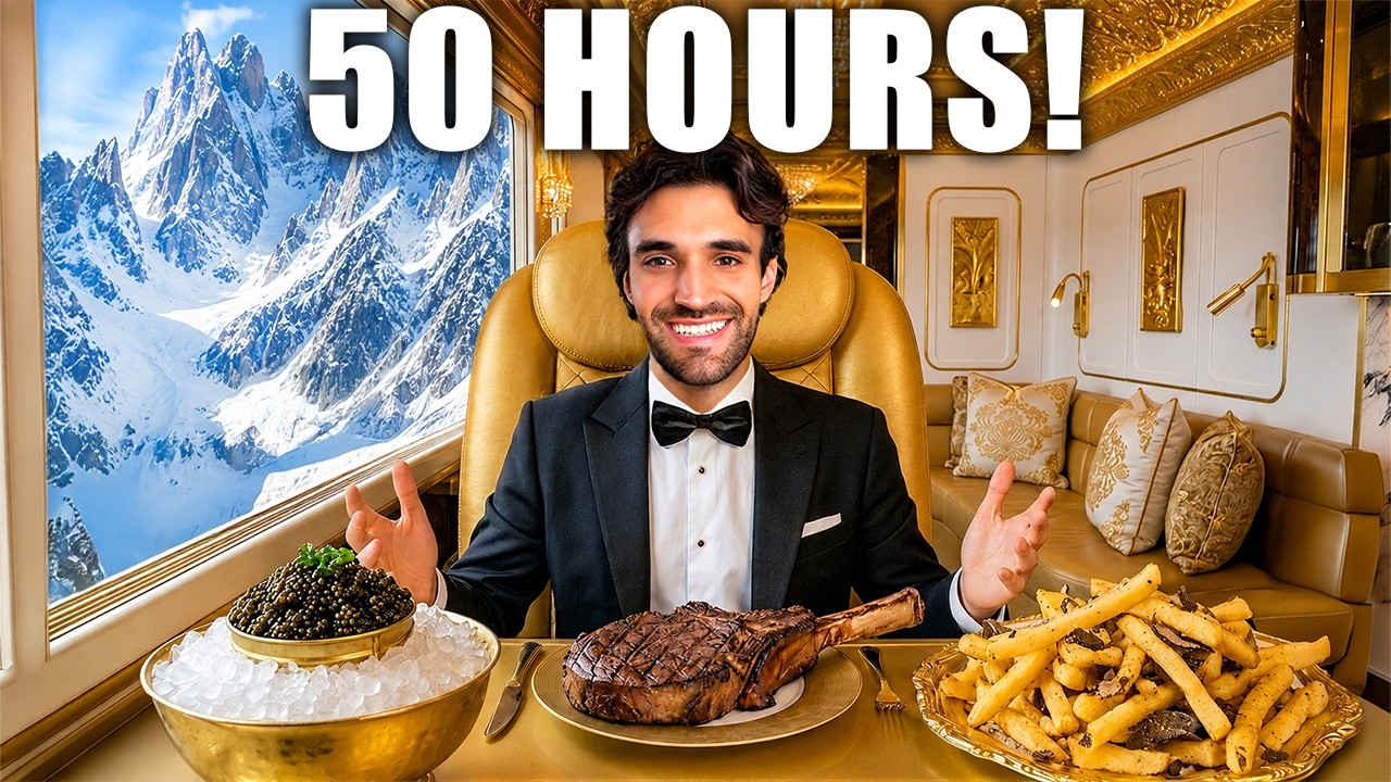 50 hours in first class on world’s most luxurious train!