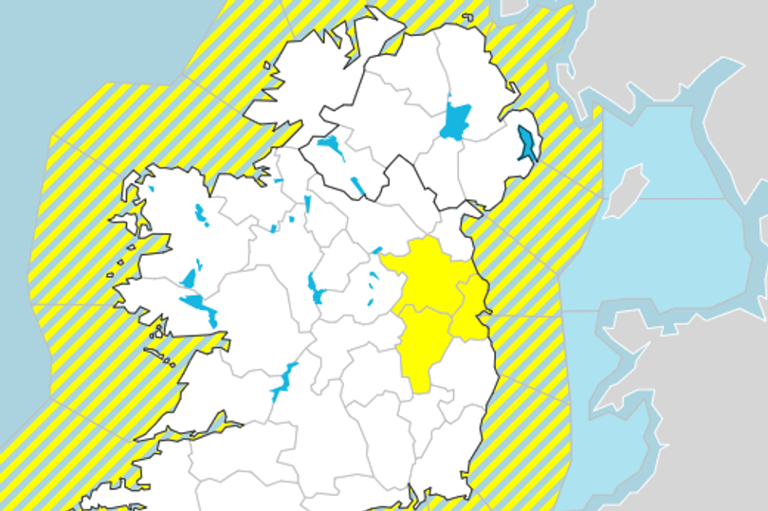 Ireland weather: Thunderstorm warning for Dublin with risk of flooding ...
