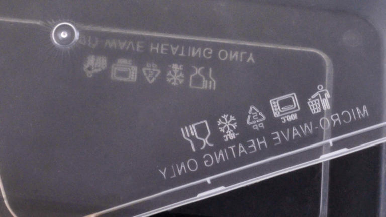 What that fork and plate symbol means on the bottom of plastic food ...