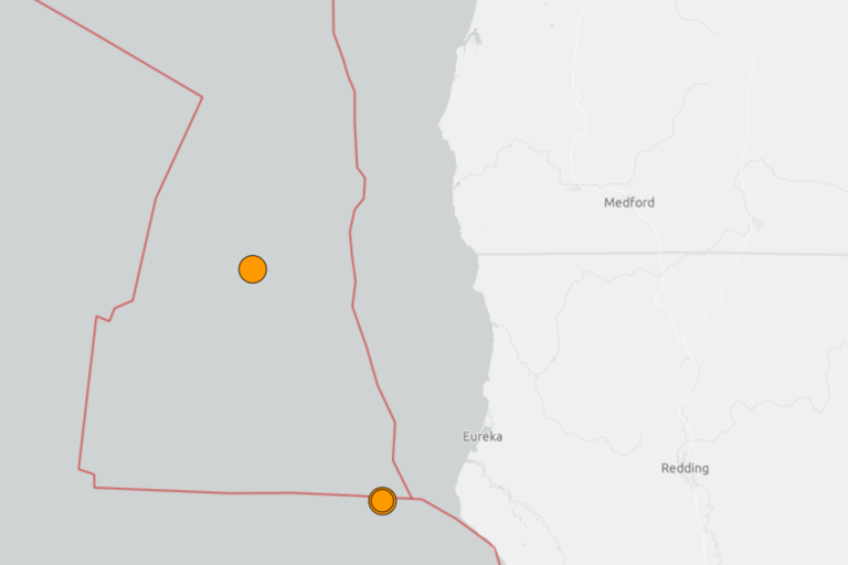 Multiple earthquakes strike off California coast