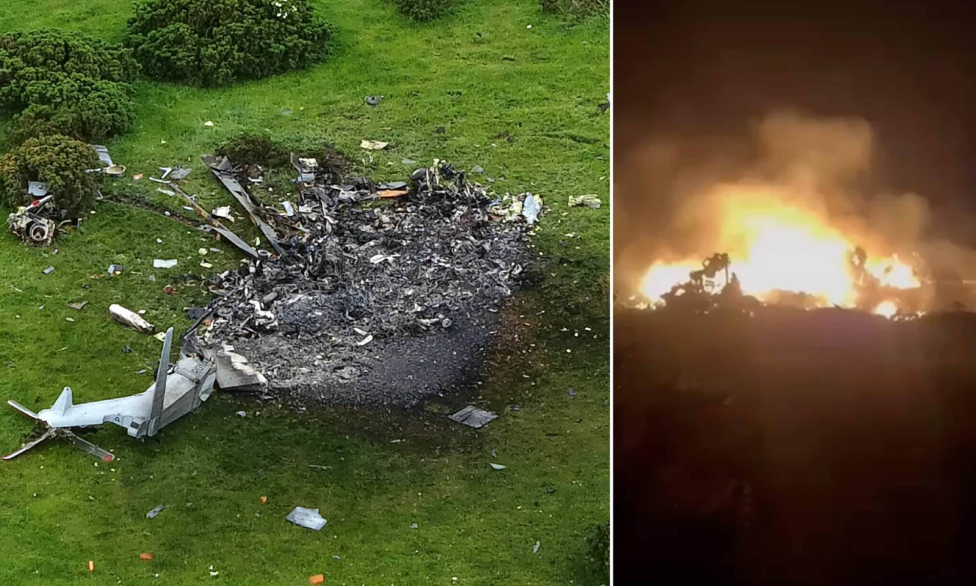 Three Royal Navy crew members die as Merlin helicopter crashes into ...