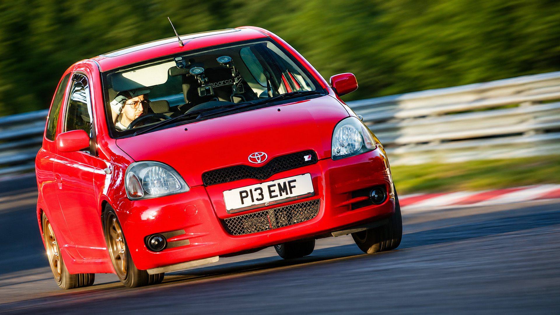Small Toyota Yaris shows unexpected track pace